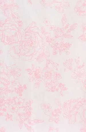 PAPINELLE Nostalgia Floral Cotton Voile Crop Pajamas