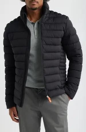 SAVE THE DUCK Ari Water Repellent Puffer Jacket - Black