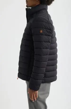 SAVE THE DUCK Ari Water Repellent Puffer Jacket - Black