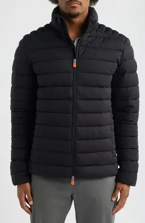 SAVE THE DUCK Ari Water Repellent Puffer Jacket - Black
