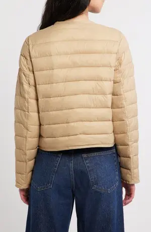 Michael Kors Reversible Quilted Jacket - Khaki