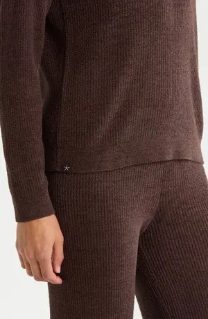 Barefoot Dreams Cozychic® Ultra Lite® Rib Pajamas - Umber