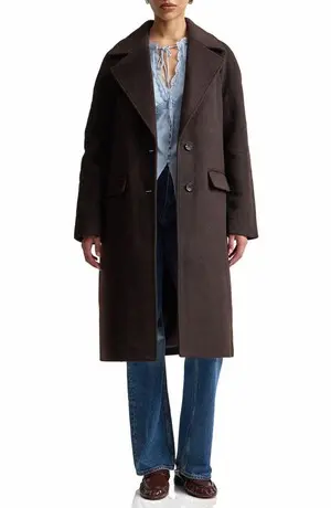Avec Les Filles Walker Long Coat - Sable
