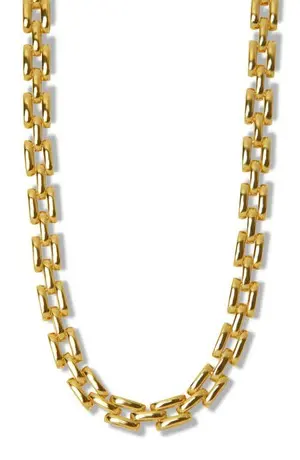 Argento Vivo Porto Link Chain Necklace - Gold