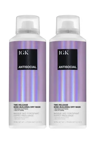 IGK Antisocial Dry Mask Duo Set $76 Value - No Color