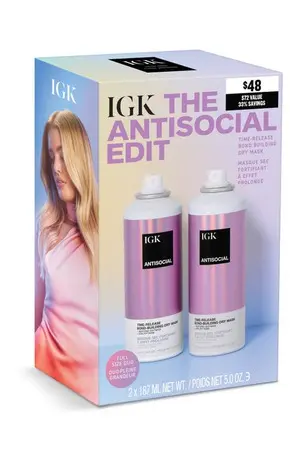 IGK Antisocial Dry Mask Duo Set $76 Value