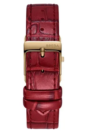 BREDA Virgil Leather Strap Watch
