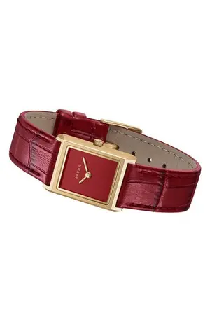 BREDA Virgil Leather Strap Watch