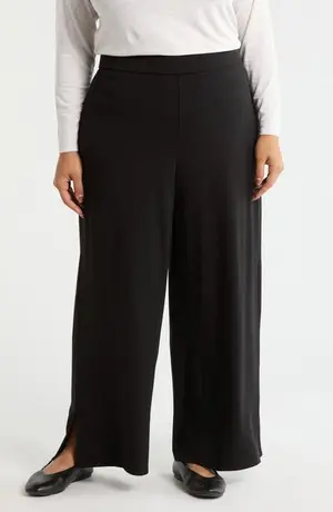 Eileen Fisher Wide Leg Ankle Pants