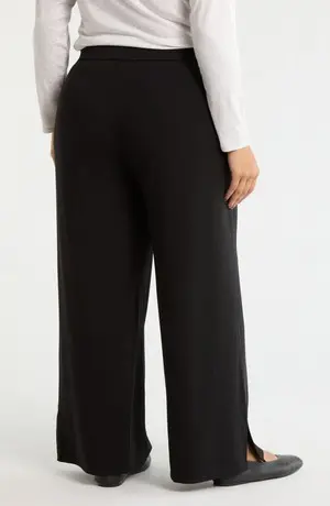 Eileen Fisher Wide Leg Ankle Pants