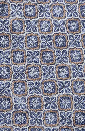 David Donahue Geometric Silk Tie