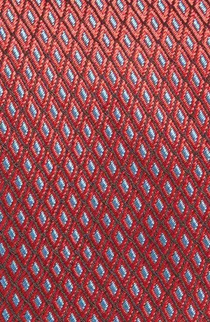 BOSS Jacquard Silk Tie - Beet Red