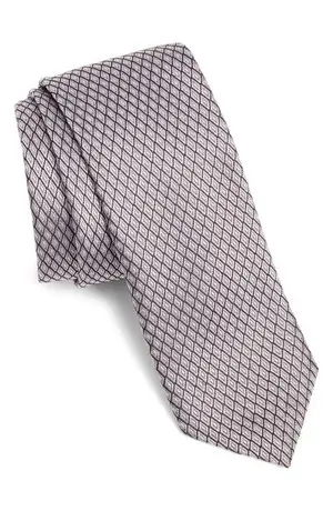 BOSS Jacquard Silk Tie Medium Pink