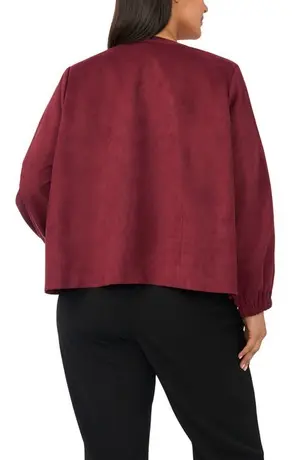Halogen Faux Suede Jacket