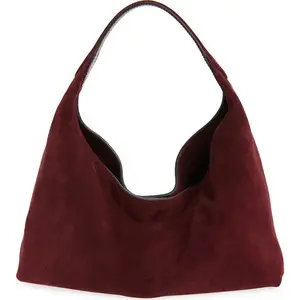 Madewell The Mylie Suede Shoulder Bag - Sangria