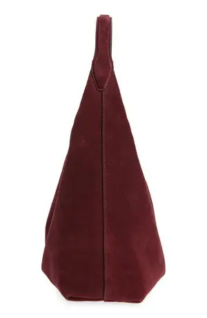 Madewell The Mylie Suede Shoulder Bag - Sangria