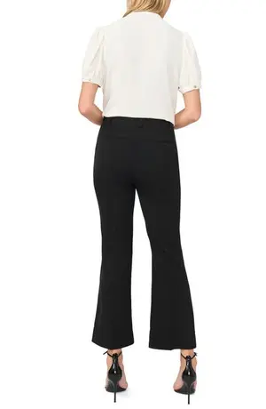 Halogen Tailored High Waist Ankle Flare Leg Pants