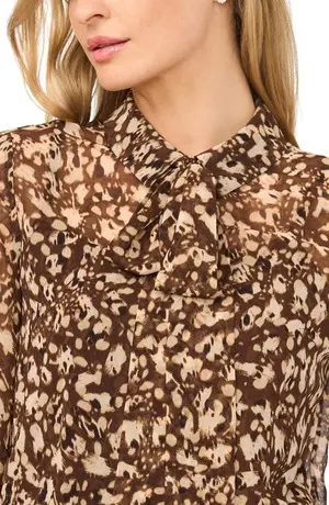 Halogen Tie Neck Top