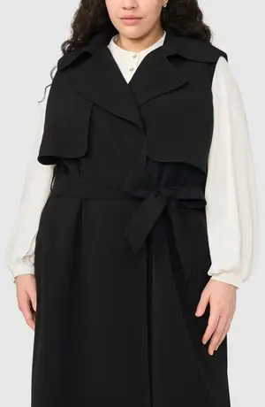 Halogen Belted Trench Vest