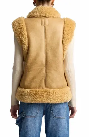 Avec Les Filles Faux Shearling Vest