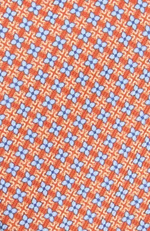 David Donahue Neat Silk Tie