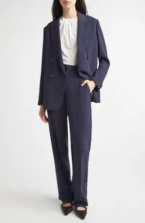 Vince Elsa High Rise Straight Leg Trousers