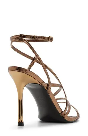 Aldo Lissandra Ankle Strap Pointed Toe Sandal - Bronze
