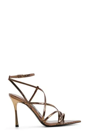 Aldo Lissandra Ankle Strap Pointed Toe Sandal - Bronze