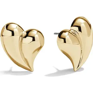 Baublebar Better Together Heart Stud Earrings - Gold