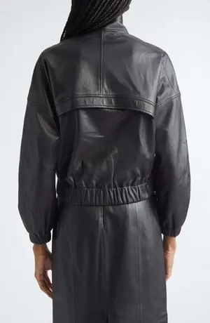 Vince Leather Moto Jacket