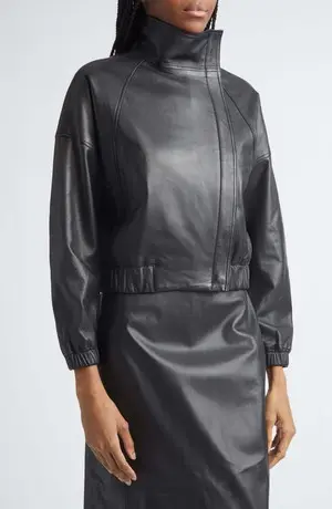 Vince Leather Moto Jacket