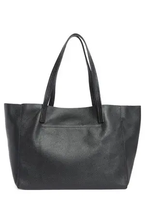 Kurt Geiger Large Chelsea Slouch Leather Tote - Black