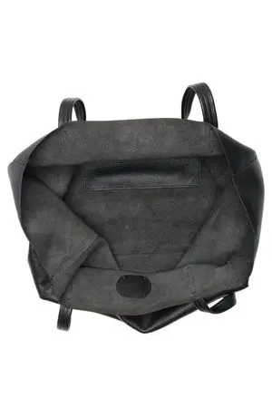 Kurt Geiger Large Chelsea Slouch Leather Tote - Black