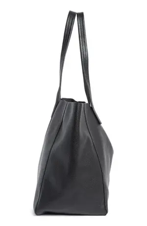 Kurt Geiger Large Chelsea Slouch Leather Tote - Black
