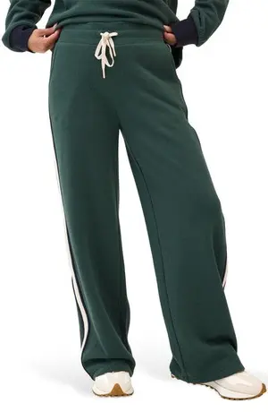 THREADS 4 THOUGHT Lupita Side Stripe Fleece Pants - Alpine/galaxy