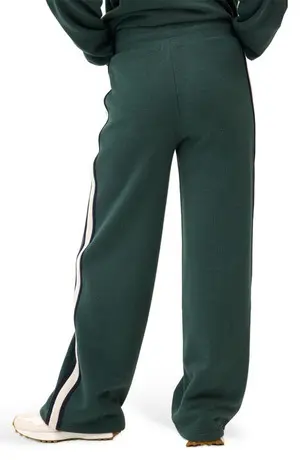 THREADS 4 THOUGHT Lupita Side Stripe Fleece Pants - Alpine/galaxy