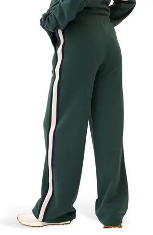 THREADS 4 THOUGHT Lupita Side Stripe Fleece Pants - Alpine/galaxy