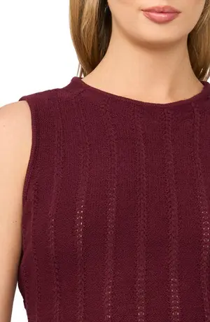 Halogen Sleeveless Peplum Top - Winterberry