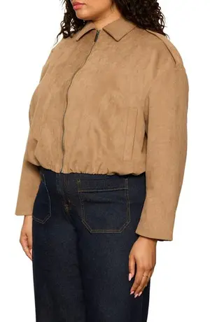 Sanctuary Takeoff Faux Suede Jacket