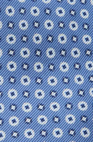 David Donahue Neat Silk Tie