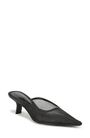 Sam Edelman Mesh Pointed Toe Mule - Black