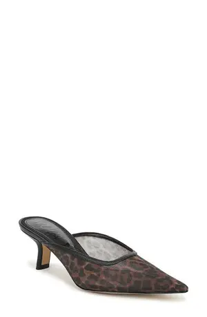 Sam Edelman Mesh Pointed Toe Mule - Brandy