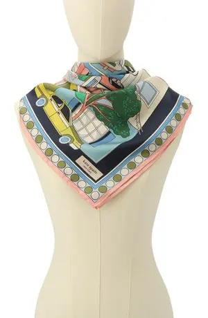 Kate Spade New York Townhouse Silk Square Scarf