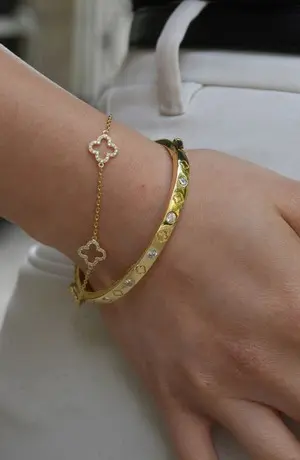 Argento Vivo Set Of 2 Clover Bracelets