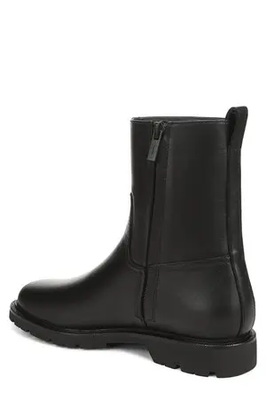 Vince Sidney Lug Sole Boot - Black Leather