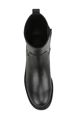Vince Sidney Lug Sole Boot - Black Leather