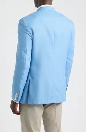 HERITAGE GOLD Light Slub Wool Blend Sport Coat