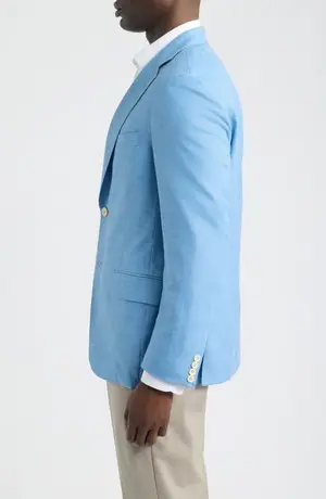 HERITAGE GOLD Light Slub Wool Blend Sport Coat