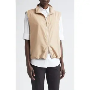 Lafayette 148 New York Recycled Tech Vest - Natural