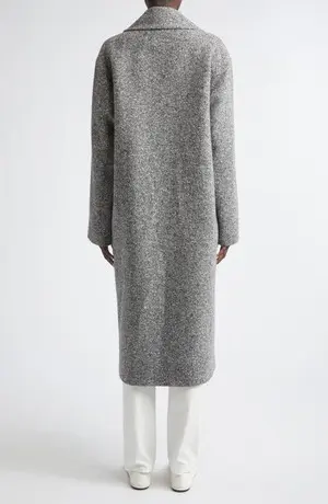 Lafayette 148 New York Notch Lapel Alpaca & Wool Blend Coat